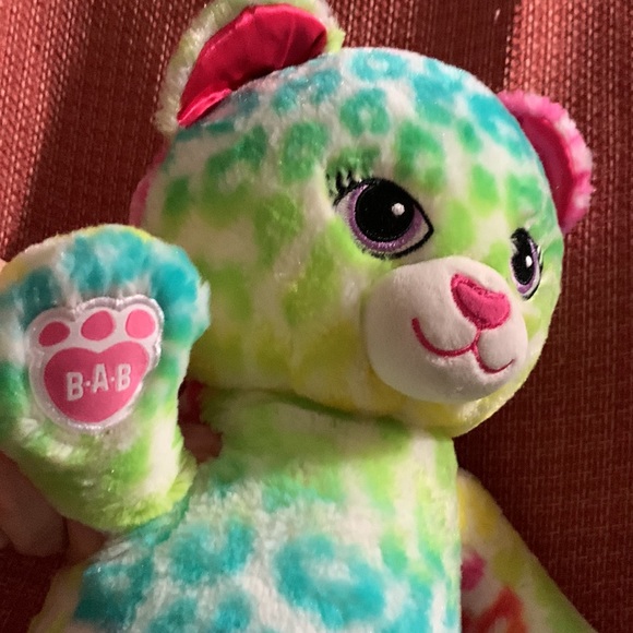 Build-A-Bear | Toys | Buildabear Lisa Frank Design Bear | Poshmark